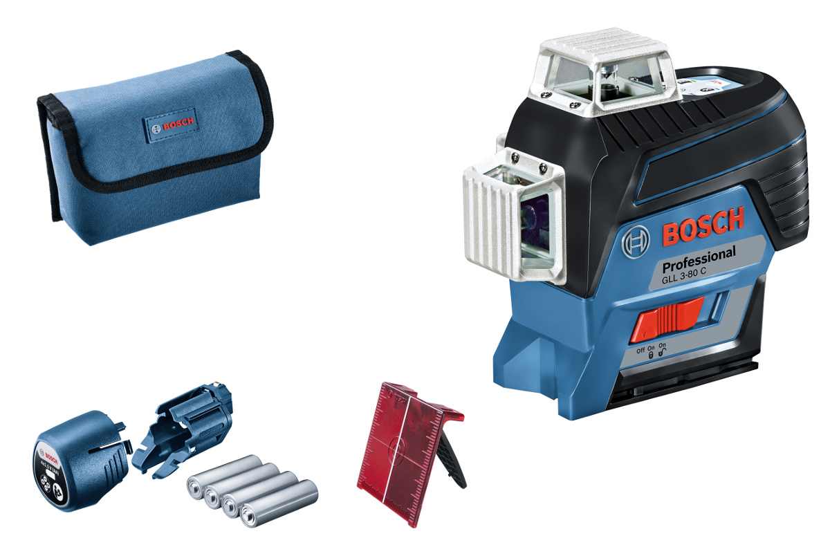 Laser chantier multi-lignes GLL3-80 C Bosch 3x360