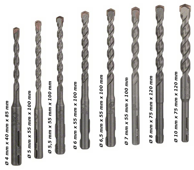 forêt SDS-Quick Bosch béton / maçonnerie / pierre UNEO