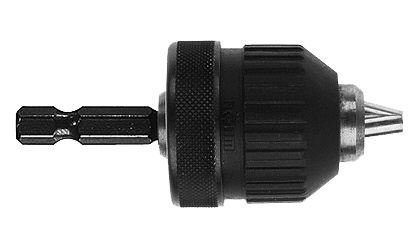 Mandrin 10 mm queue 6 pans 1/4 BOSCH 2608572072