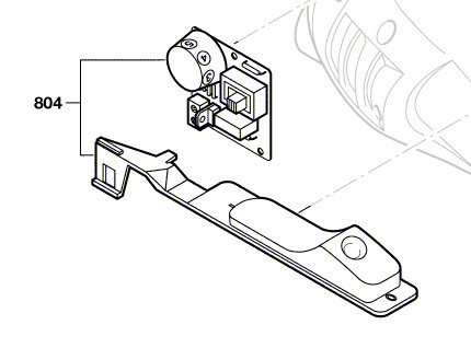 interrupteur variateur 7115 7110 Skil ponceuse pièce détachée 2610399999