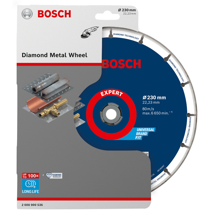 disque tronçonner metal diamant 230mm meuleuse angle Bosch Expert ...