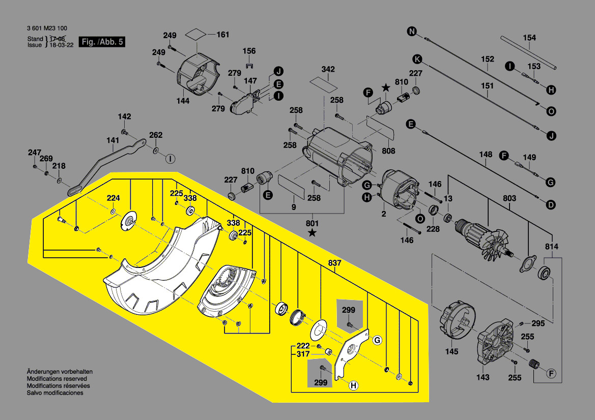 capot protection lame scie onglet GCM12SDE Bosch pièce détachée 1609B05025
