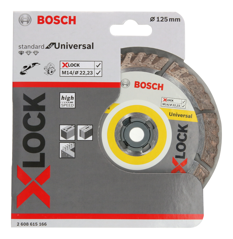 Disque diamant XLock 125mm standard universel Bosch 2608615166