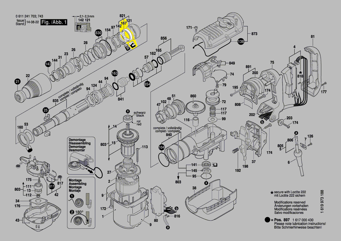 Bosch Gbh 5 40 Dce Ersatzteile