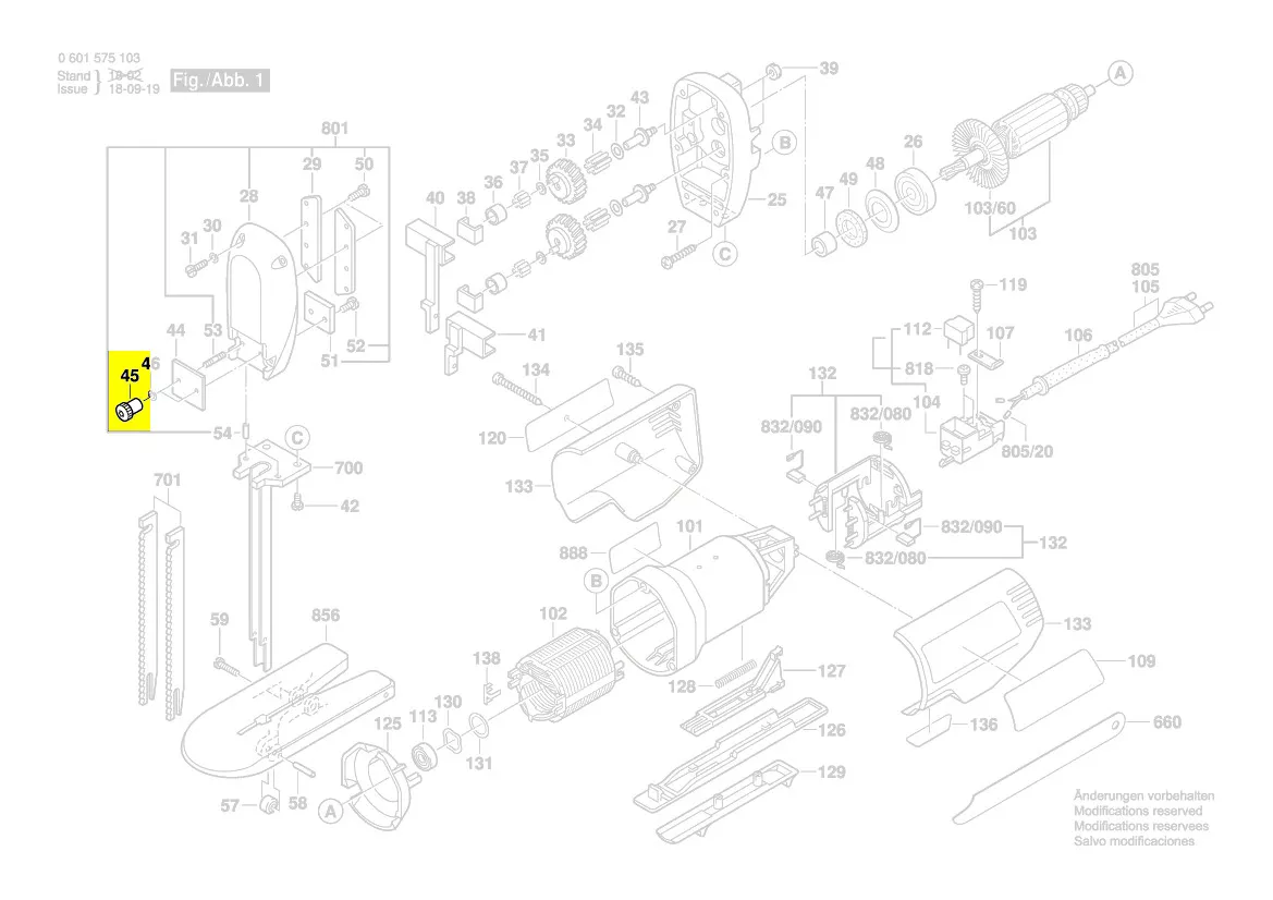 écrou tête ronde plaque scie-mousse GSG300 Bosch pièce 1600A027JU ...