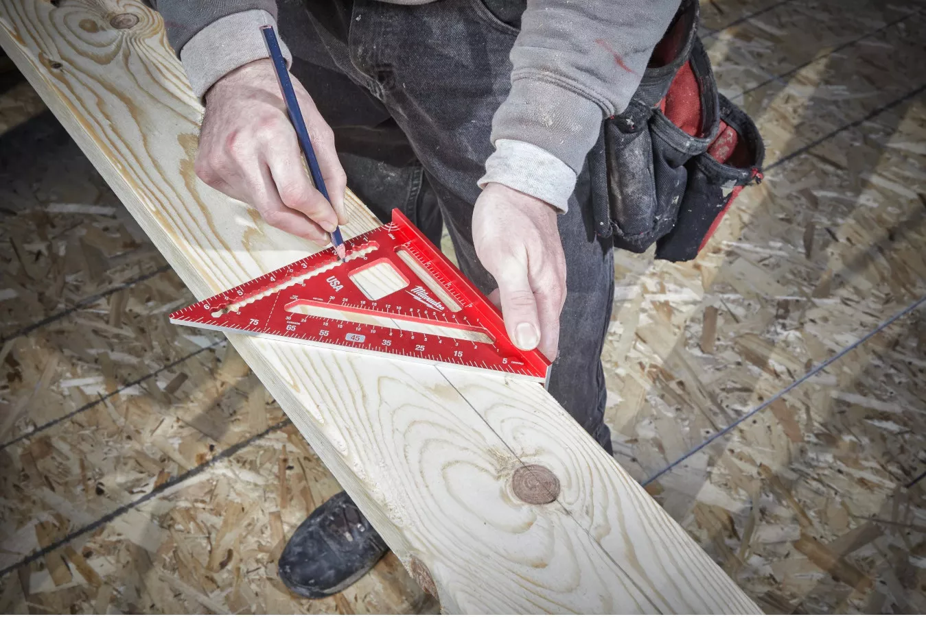 équerre charpentier métrique Milwaukee 4932472124