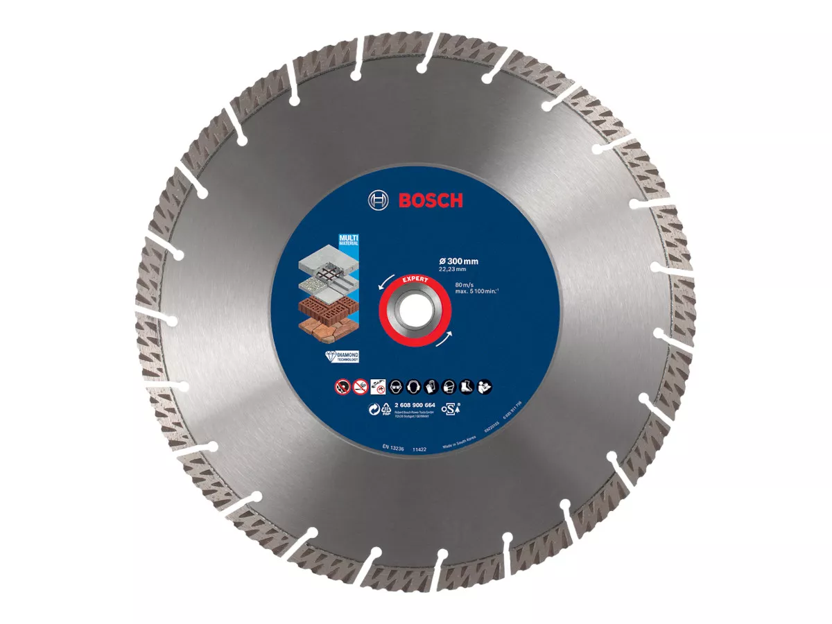 Disque diamant 300mm EXPERT MultiMaterial Bosch 2608900664