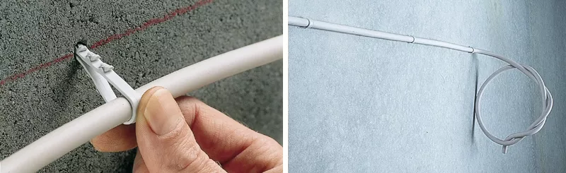 fixation rapide cable_électrique Fischer SF_plus_LS