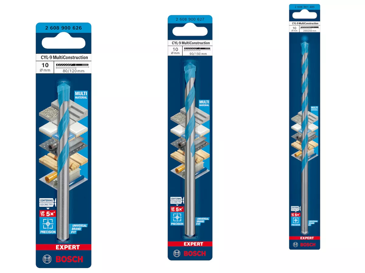 forêt multimateriaux Bosch CYL-9 10mm bois béton plastique 2608900626