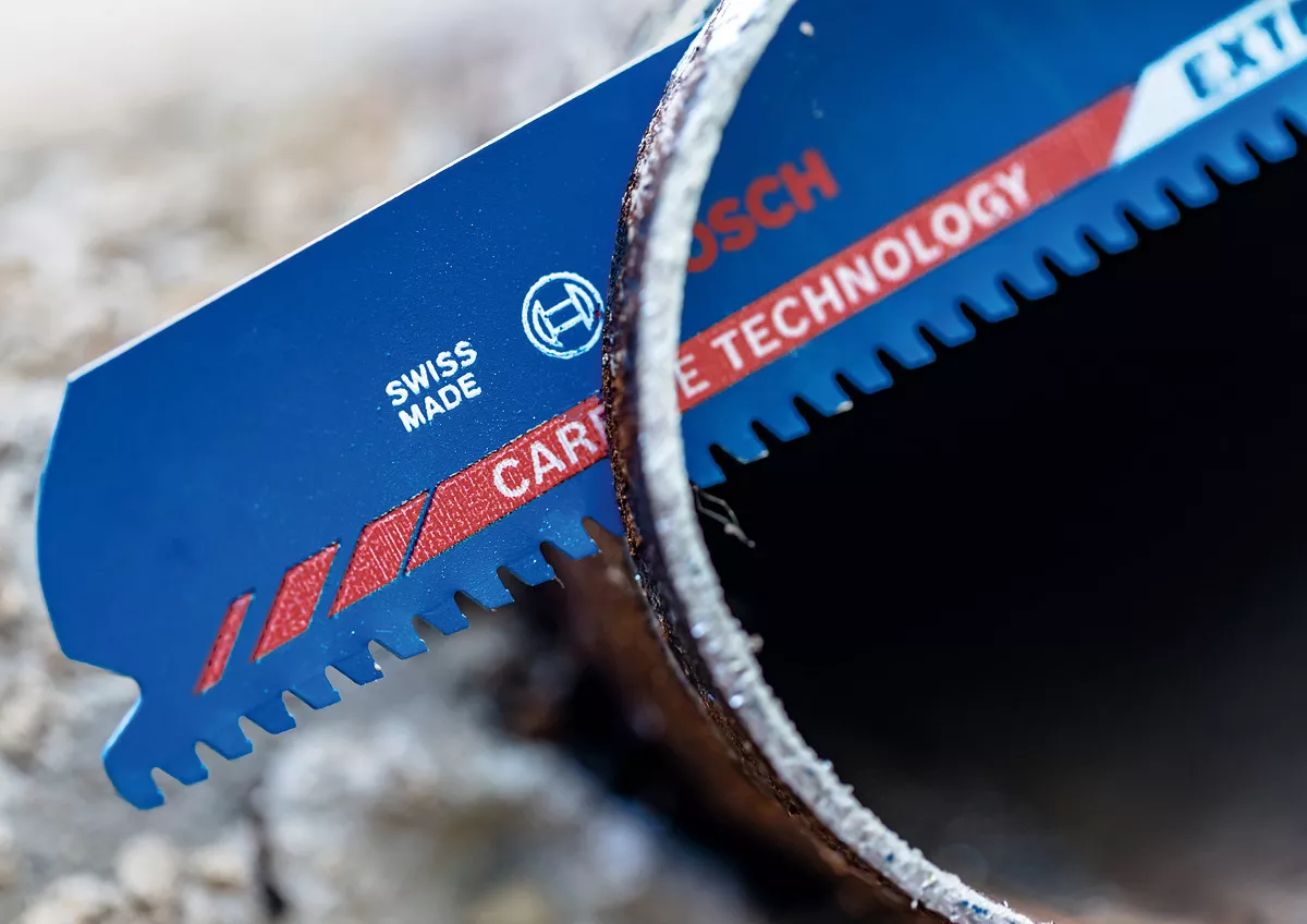 Lame scie sabre carbure Expert Thick Tough Metal S1255CHM Bosch 2608900371