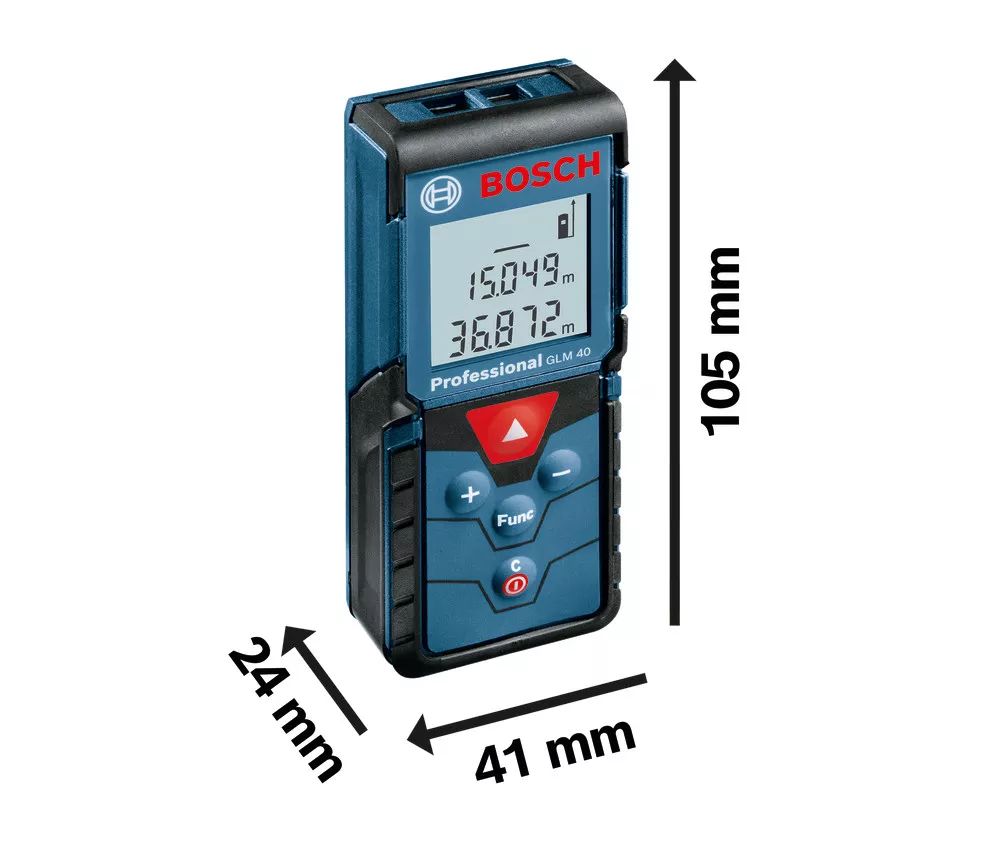 Télémètre poche GLM40 Bosch professionnel 40 mètres 0601072900