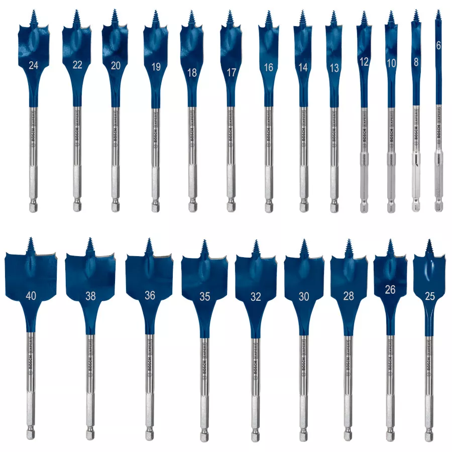 mèches forêts bois plate Expert SelfCut Speed Bosch 152mm 2608900320